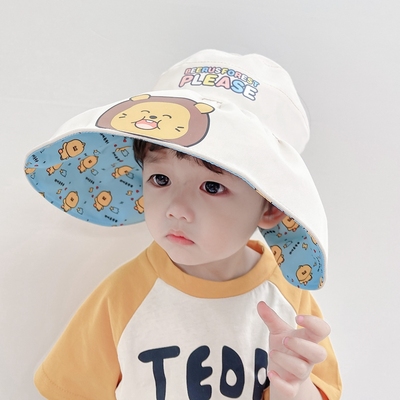 防晒帽大帽檐宝遮阳帽子可爱超萌