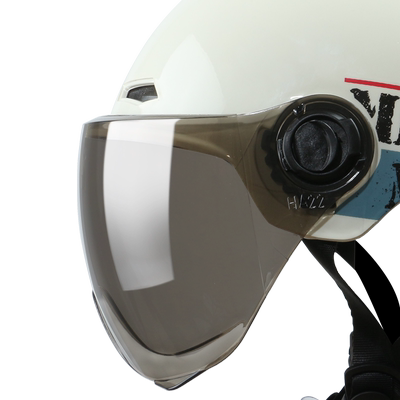 头盔镜片夏季高清透明遮阳防晒