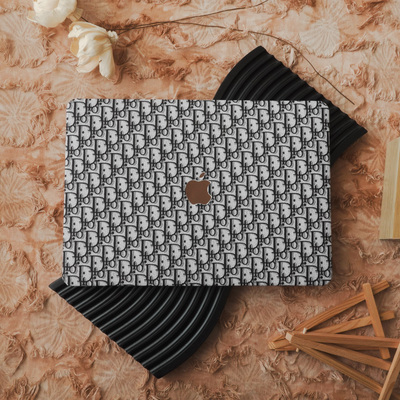 潮牌黑色缇花质感2024新款苹果电脑保护套适用于macbookprom113保护壳笔记本macm2air13macbookpro16寸外壳