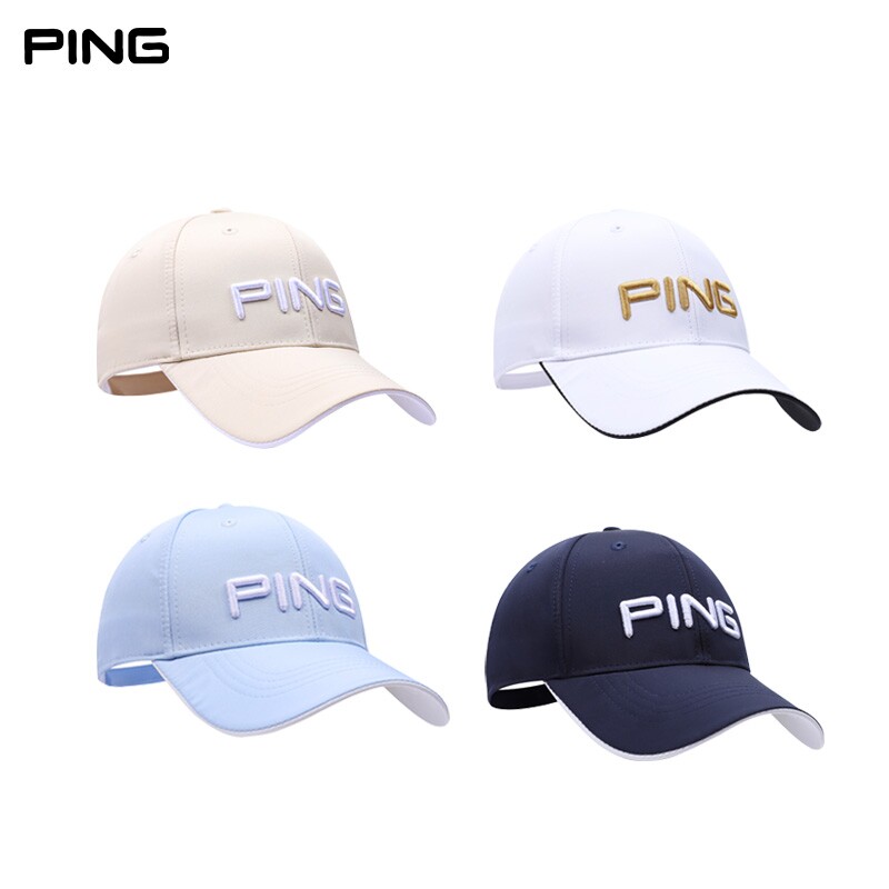 PING高尔夫球帽男女款鸭舌帽户外运动遮阳防晒帽棒球帽帽子