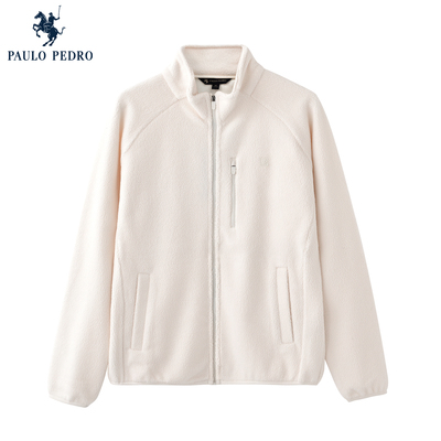 保罗彼得2025秋冬新款摇粒绒短外套女保暖抓绒内胆立领NTECU00111