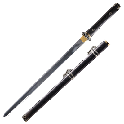 龙泉蒋氏素装诸刃唐剑高猛钢