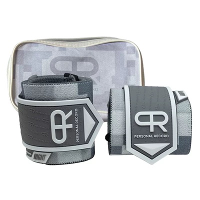 PR轮子哥护腕男力量举训练卧推健身举重健美专业防扭伤护肘助力带