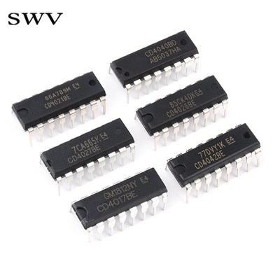 CD4017 4020 4021 4026 4027 4028 4040 4042BE4043直插芯片