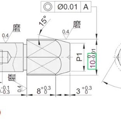 定位销/内螺纹型/台阶销/大头锥角型YBU01/内螺纹菱形YBU11