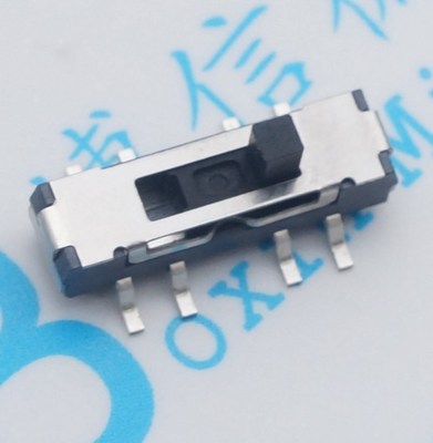 手柄2MM 八脚贴片拨动 MSS23D19 三档开关 三档滑动开关