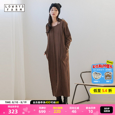 LOWRYS FARM连衣裙女2025春季时尚淑女休闲日系气质长裙160618