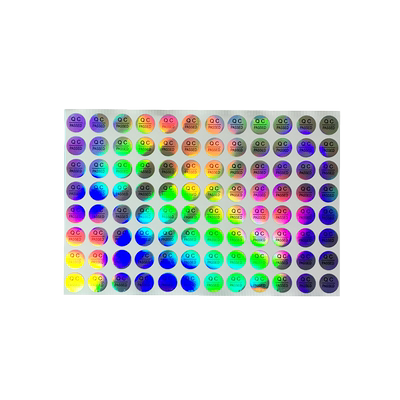 镭射亮银反光物料QCPASSED不干胶