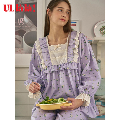 Ullala纯棉睡衣套装，进口商品