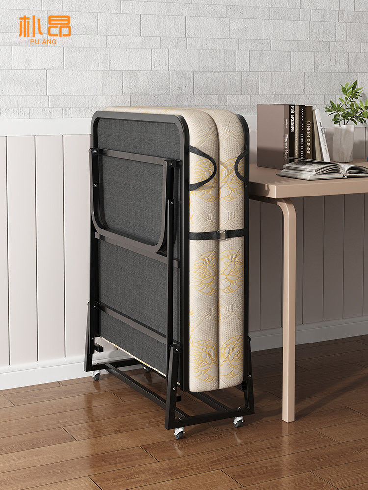 Folding Bed For Home Adult Simple Single Bed Lunch Break Siesta Handy ...