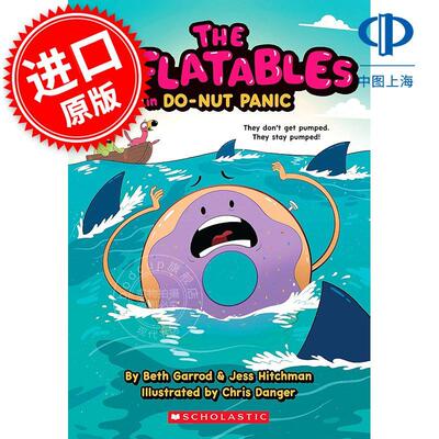充气伙伴之甜甜圈危机 儿童绘本故事书 英文原版 The Inflatables in Do-Nut Panic! 7-10岁