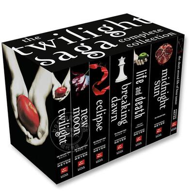 预售 暮光之城7册套装全集 暮色新月月食破晓 Stephenie Meyer 梅耶 英文原版 The Twilight Saga Complete Collection