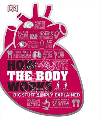 现货 身体是如何运作的：可视化图解案例 英文原版 How the Body Works: The Facts Visually Explained 精装 DK百科系列