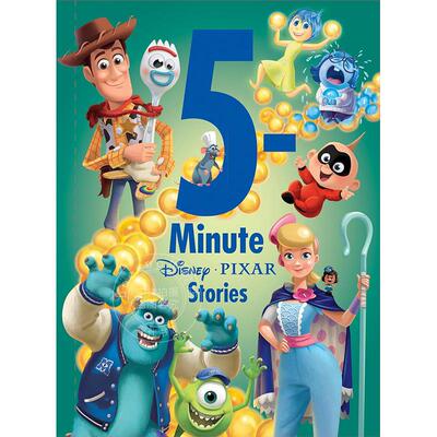 现货 迪士尼皮克斯5分钟故事绘本 英文原版 5-Minute Disney Pixar Stories 2-5岁