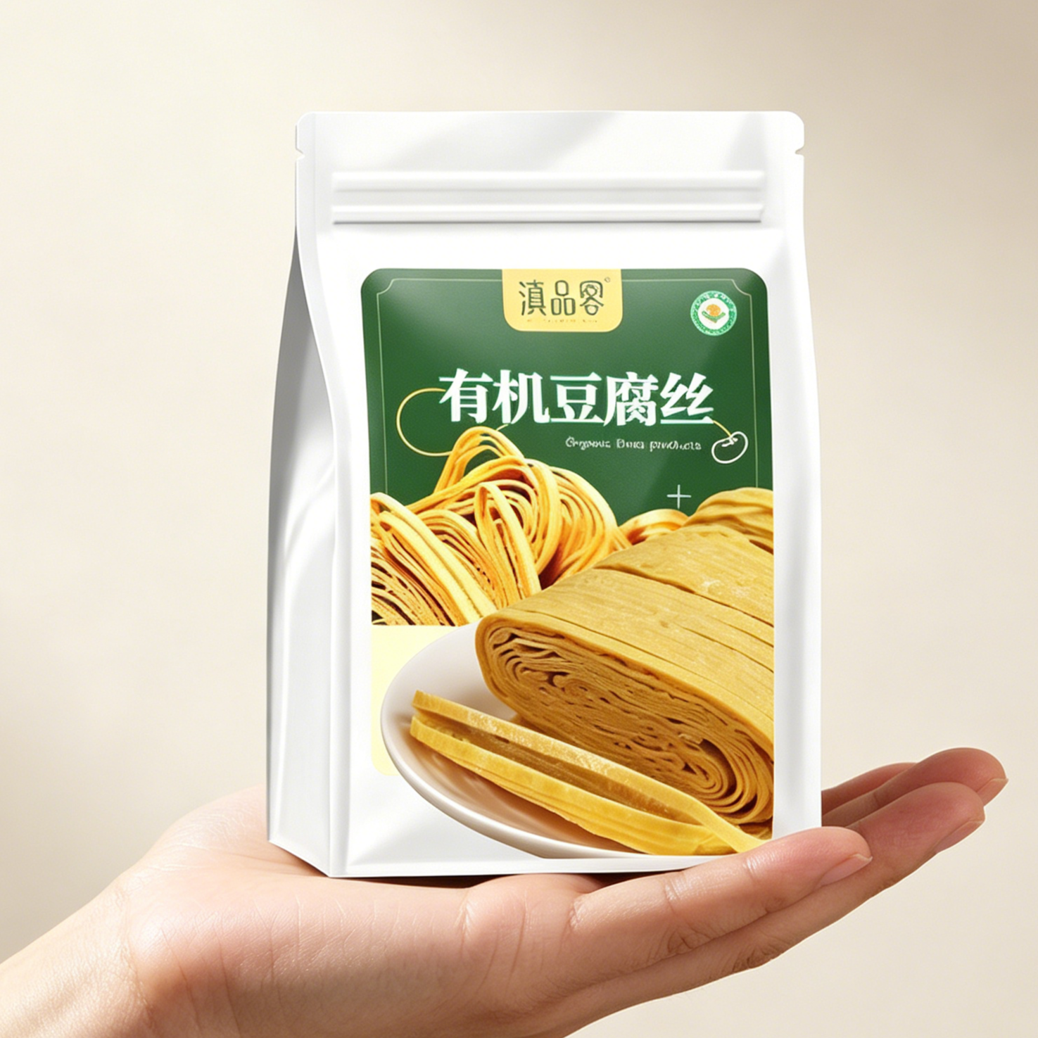 滇品客有机豆腐丝干货凉拌油千张豆丝手工豆制品豆腐皮云丝腐竹