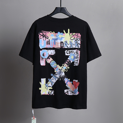 OFF男女同款情侣款纯棉短袖