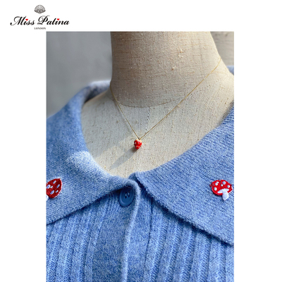 MP英伦复古原创设计  复古简约精致项链胸针装饰饰品