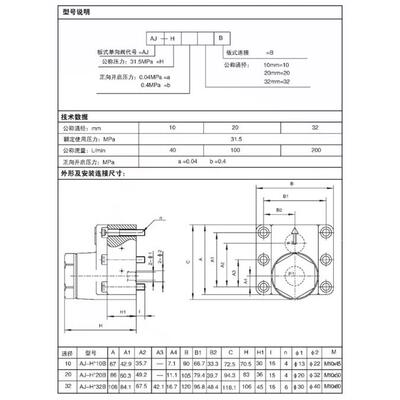 上海华岛液压直角单向阀A