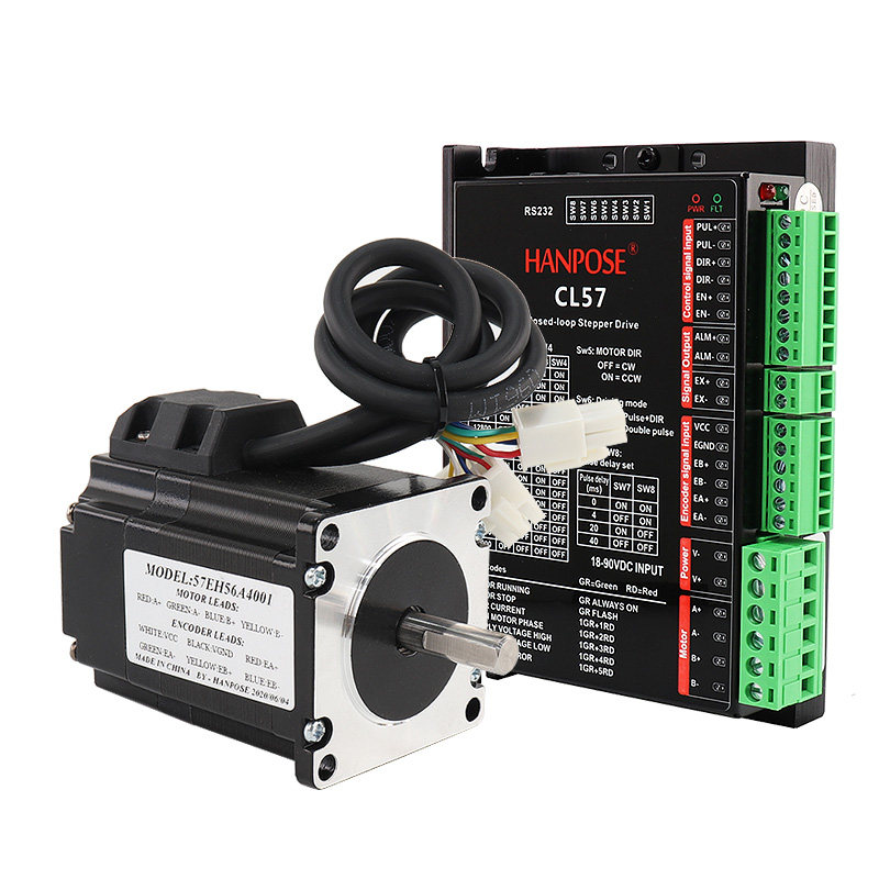 高负载57闭环电机组合带编码器 CL57驱动自动化设备配件发货快_虎窝淘