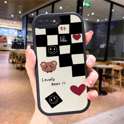 棋盘适用苹果8plus手机壳16promax女iphone6s新款e15plus防摔13pro机17air潮14 11可爱12套x挂绳xs全包xsmax