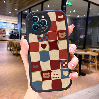 小羊皮适用适用苹果15promax手机壳iphone12pro套16e带挂绳11全包8plus硅胶13新款14x8p7xs6s女xr17air防摔