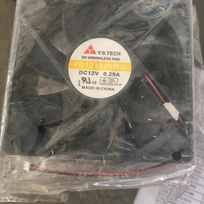 可维修元山FD121225MB 风扇，12V 0.29A温控高议价