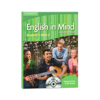 现货英文原版书籍English in mind 2级剑桥KET/PET考试官方备考书学生书 A2 B1级主课本 剑桥eim教材 英版剑桥中小学英语教材