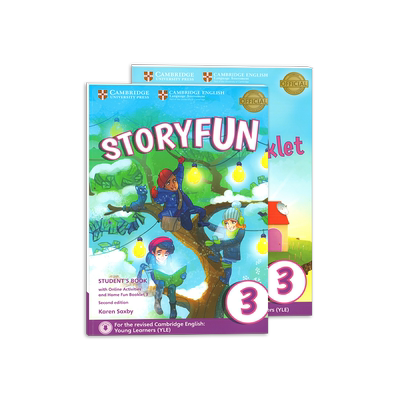 现货 原版剑桥少儿英语 YLE二级考试书官方教材 第二版Cambridge Story fun 3级别学生用书带在线自学账号和练习册Storyfun包邮