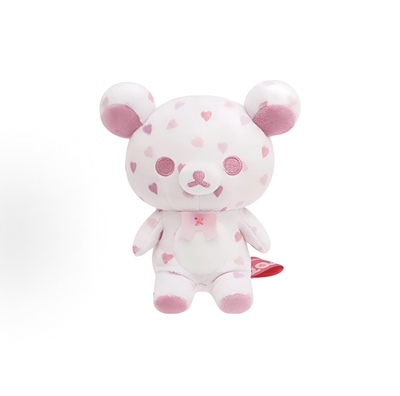 日本正版san-x Rilakkuma 轻松熊1+5色毛绒玩具轻松熊20周年