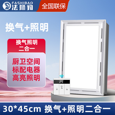 30*45照明换气二合一排气300450