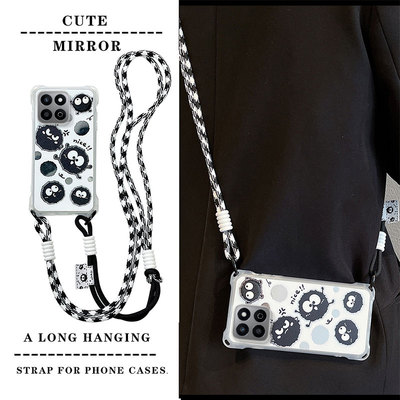 适用荣耀200Smart手机壳卡通潮少女honor 200smar搞怪创意斜跨绳立体创意可爱日韩保护壳