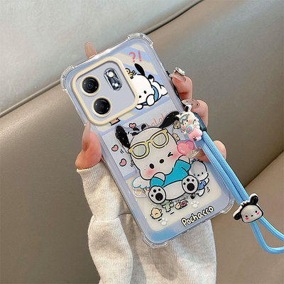 可爱帕恰狗适用OPPOReno15F手机壳时尚卡通oporeno15f保护套可爱女remo15f库洛米日韩男女个性手绳reon15f透