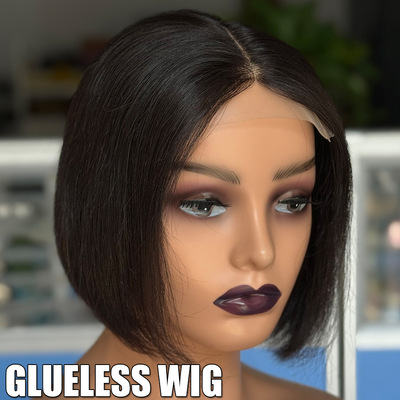 GluelessWigs真发无胶bob pixie cut真人发humanhairwig欧美假发