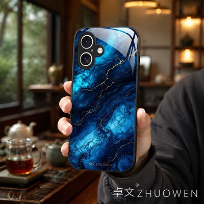 【iPhone 16专用】A11699卓文ZHUOWEN品牌 只做高端奢华冰透玻璃手机壳，券后价只要38元