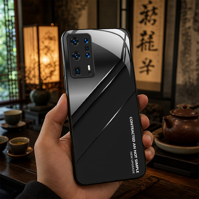 【华为 P40 Pro+专用】A10030奢华冰透玻璃手机壳，券后价只要38元