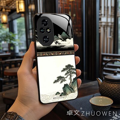 【荣耀200 Pro专用】A11696卓文ZHUOWEN品牌 只做高端奢华冰透玻璃手机壳，券后价只要38元