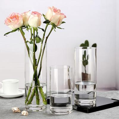 Vase furnishing articles flower arranging transparent glass