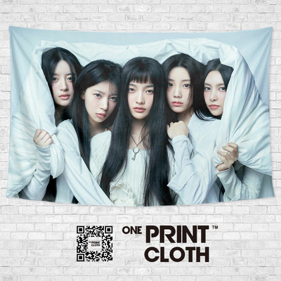 ILLIT小灯女团挂布海报挂毯