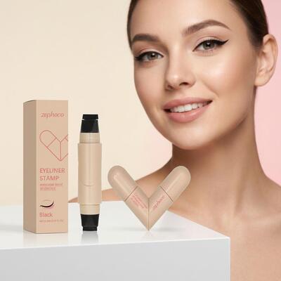 zephoco 双头液体眼线笔  便捷一笔成型精准勾勒轻松打造眼妆