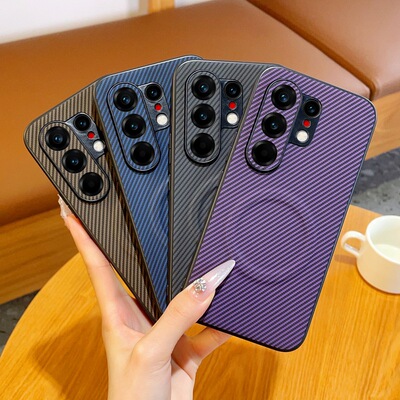 适用Tecno Camon50pro手机壳传音Camon50por保护套ultra凯夫拉碳纤维皮纹case全包镜头精孔软边带磁吸后外壳