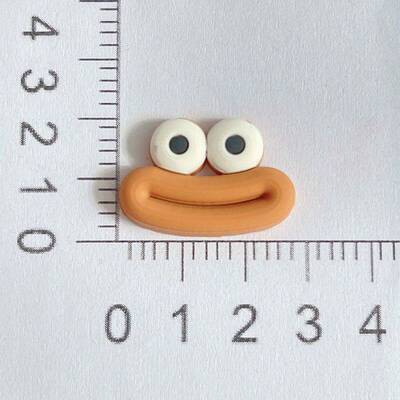 卡通搞怪彩色香肠大嘴diy奶油手工发夹树立体贴片饰品配件JC