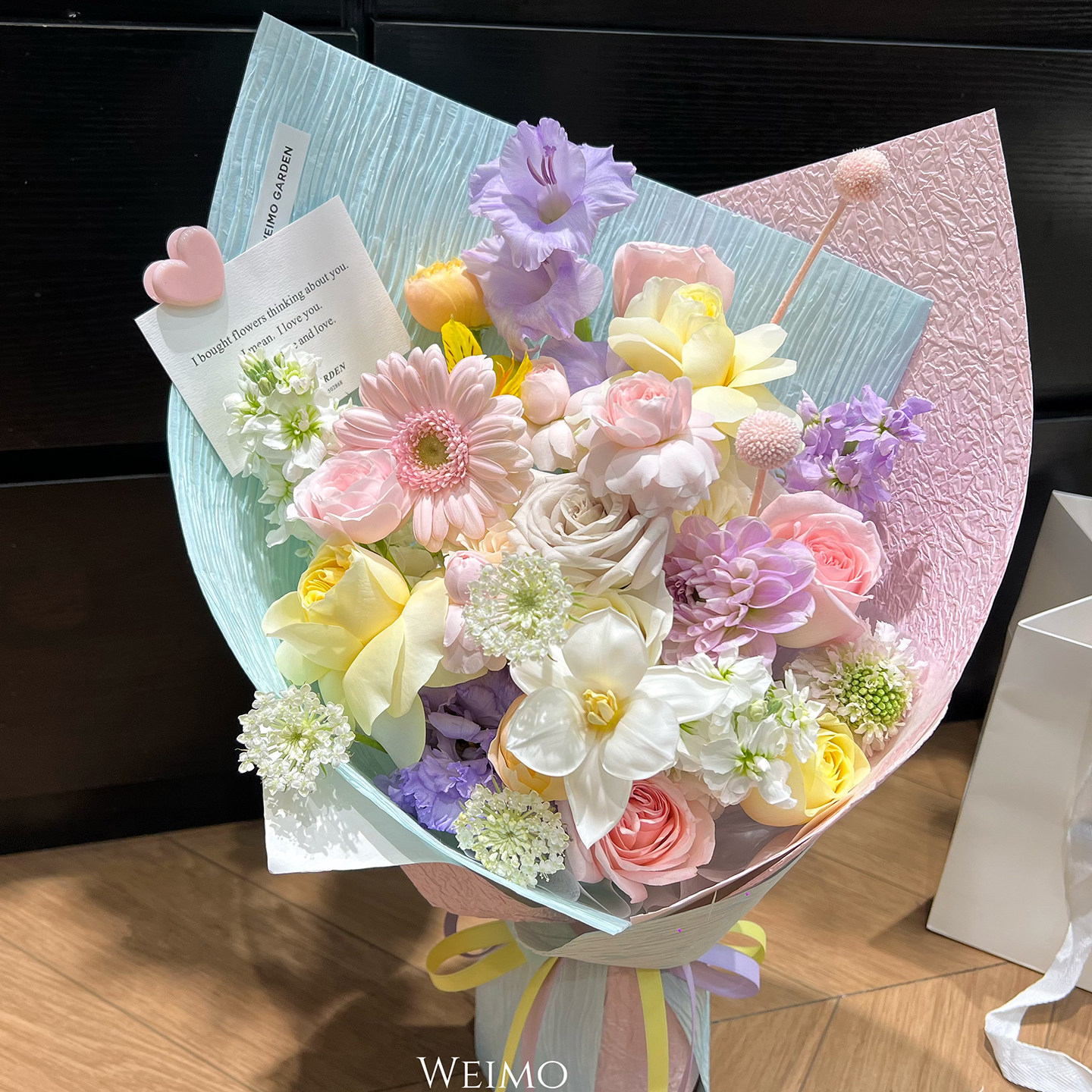 多巴胺石纹肌理纸手工百折花束包装鲜花包花纸艺术纸花艺diy资材