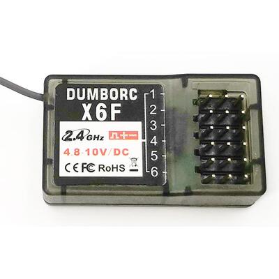 dumborc控小飞象X6F 2.4g枪式遥器枪控6通道接收机配件迷你