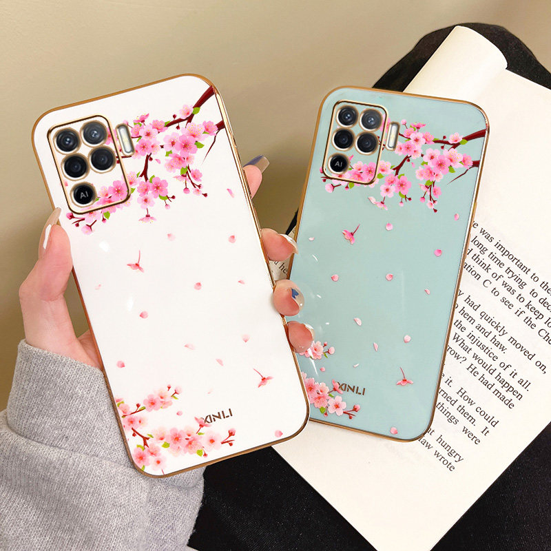 海外版OPPOReno5F手机壳OPPO Reno5Lite手机套CPH2217外壳CPH2205电镀硅胶软0pp0rene5f全包防摔 ...