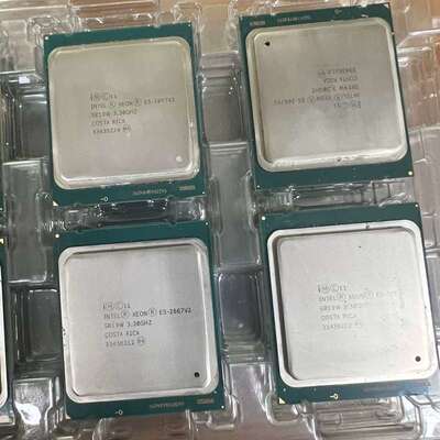 功能正常议价 XEON E5 2667v2 CPU 正式版CPU ，8核1
