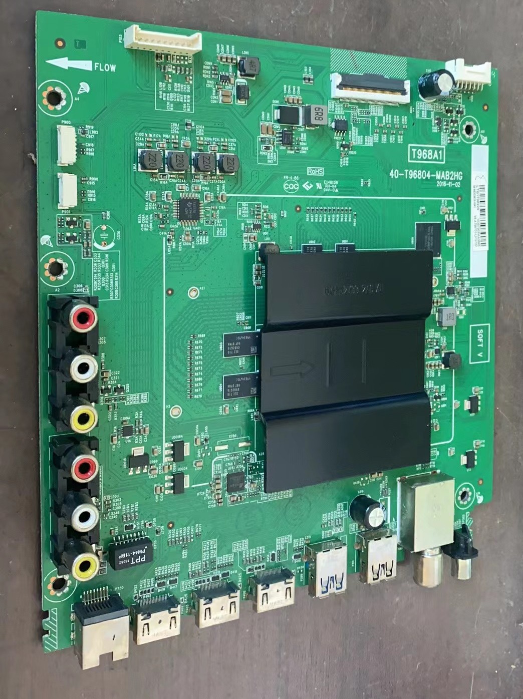 原装双插 TCL B55A858U主板40-T96804-MAB2HG T968A1屏LVU550CS0T_虎窝淘