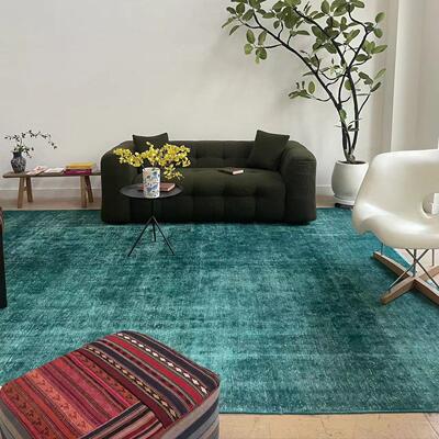 天织进口羊毛复古做旧地毯