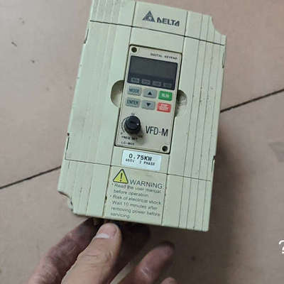 议价-出一个拆机台达变频器VFD007M43B，380V075Kw