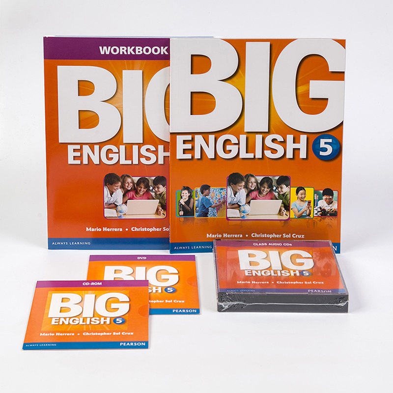 老版第一版 big english 5培生朗文原版进口少儿英语儿童英语书正版_虎窝淘