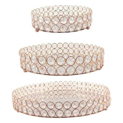 Vintage Style Mirror Vanity Tray Serving Tray Dish for